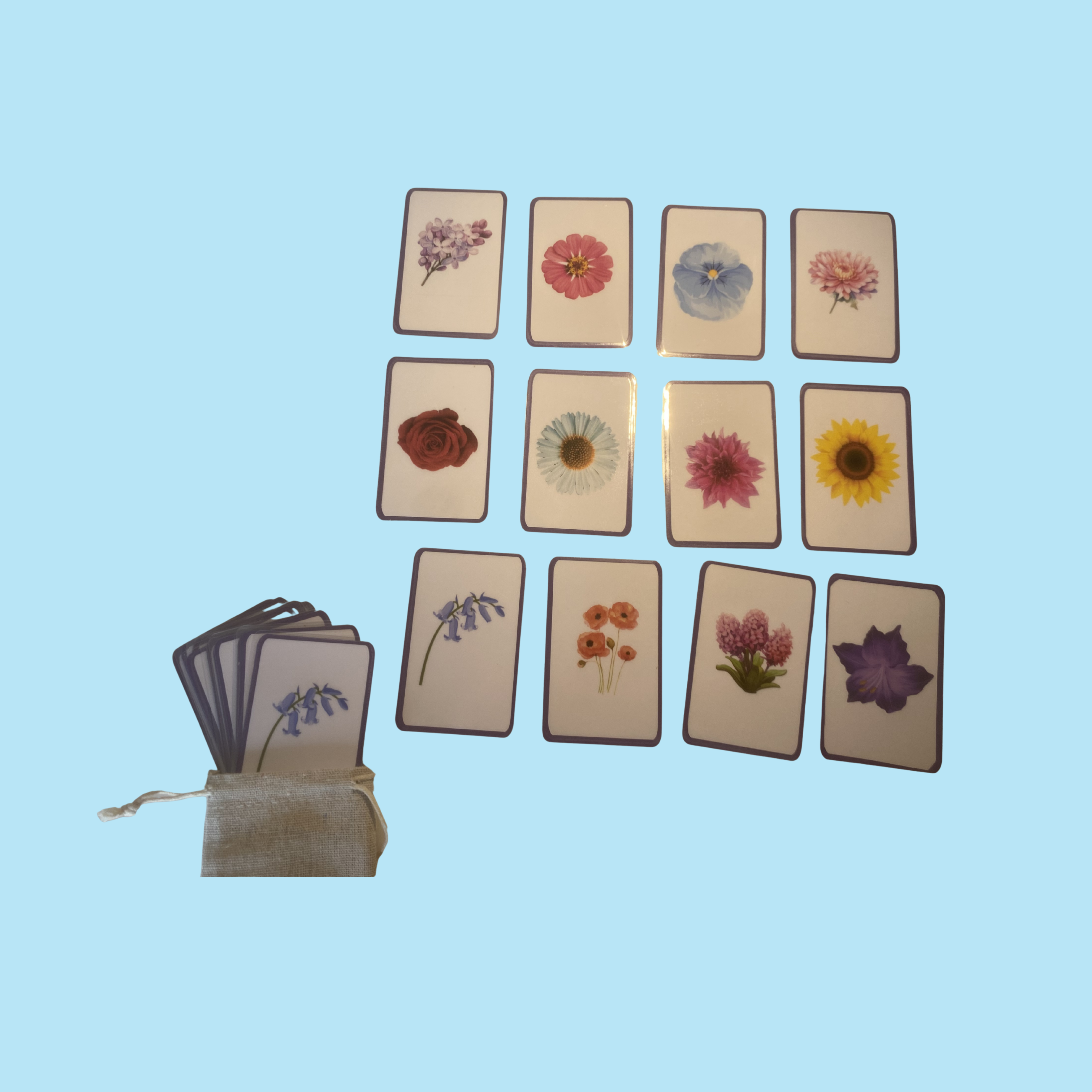 Memory Matching Flower Game – Cognitive Care Box